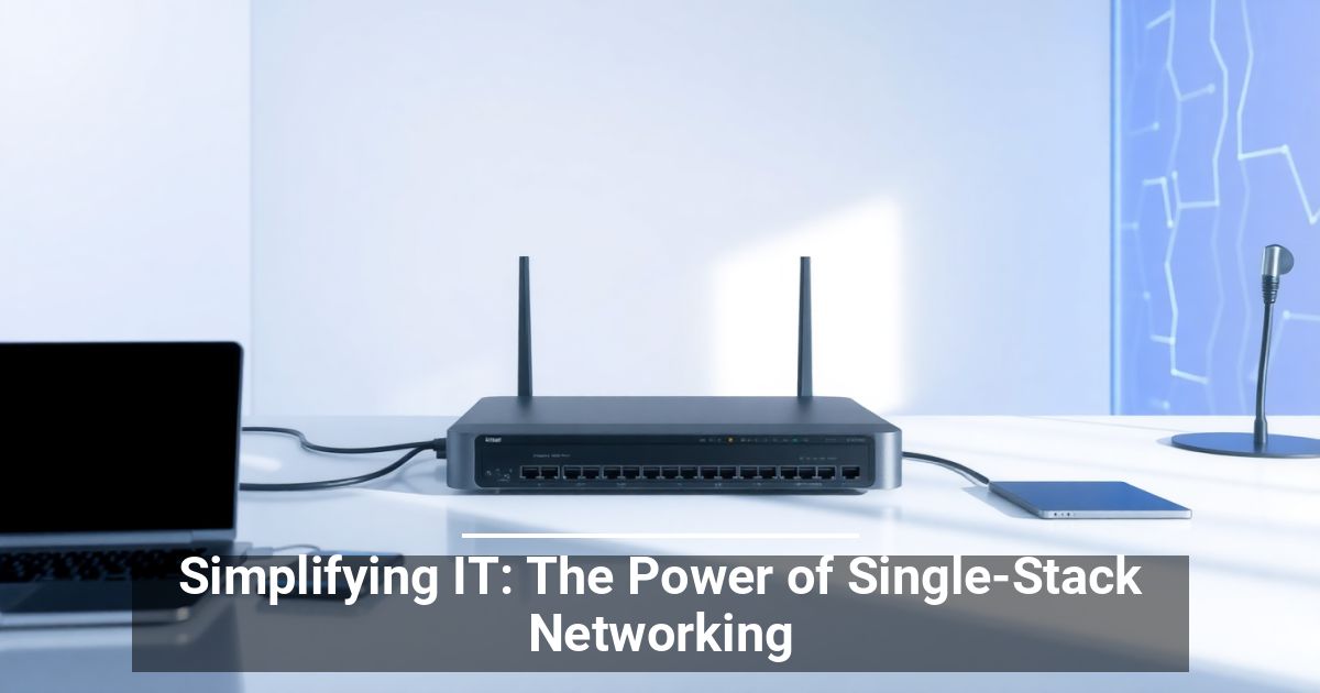 Simplifying IT: The Power of Single-Stack Networking | I-M Technology, LLC
